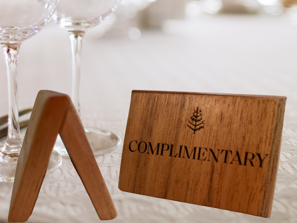 Letrero para mesa (12 pzas)