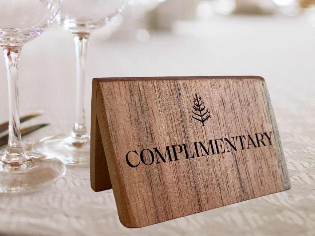 Letrero para mesa (12 pzas)