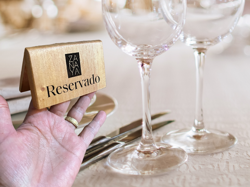 Letrero para mesa (12 pzas)